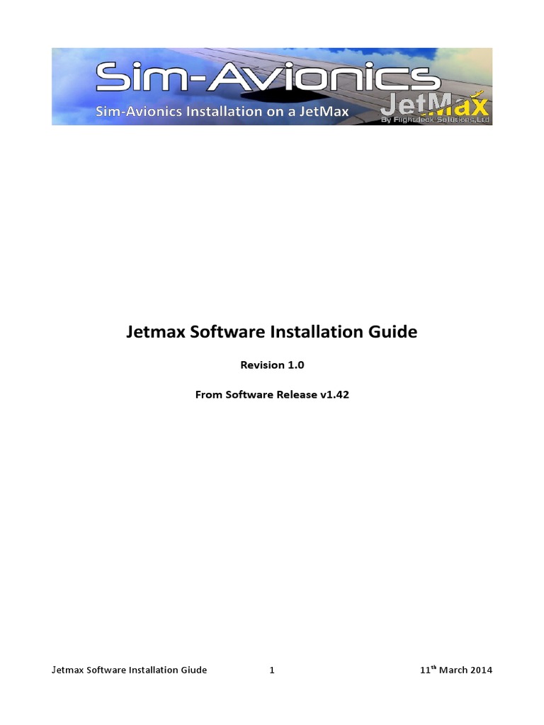 JetMax Software Installation Guide | PDF | Installation (Computer Programs) | Computer Monitor