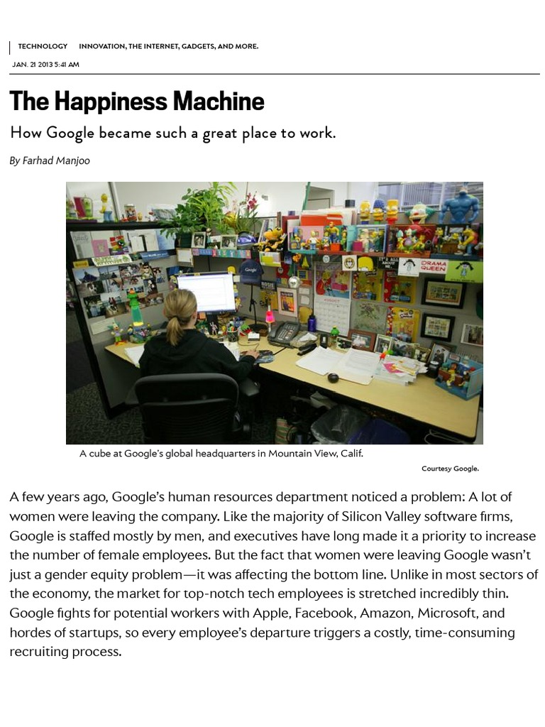 Google People Operations - The Secrets of The World's Most Scientific ...