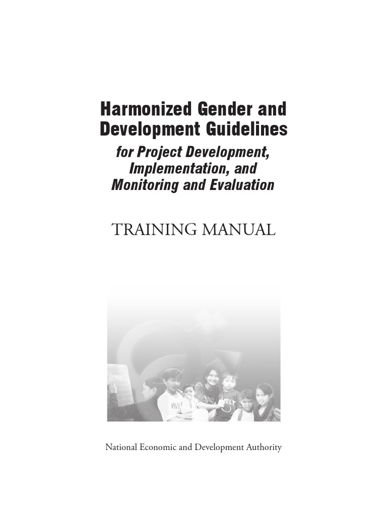GAD Training Manual for Project Development | PDF | Gender And ...