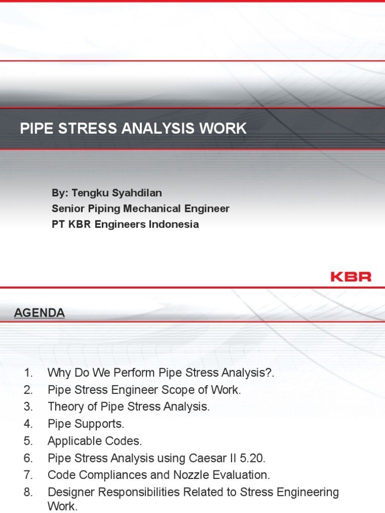 Pipe Stress Analysis Guide | PDF | Pipe (Fluid Conveyance) | Mechanical ...