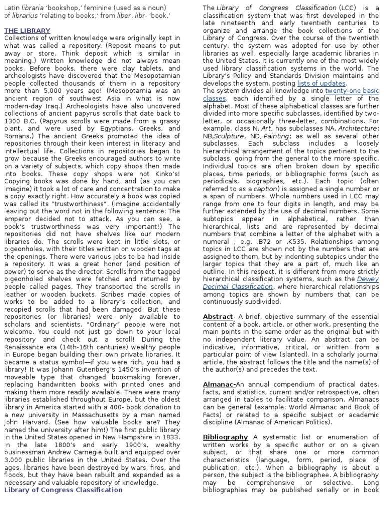 Library of Congress Classification | PDF | Bibliography | Books