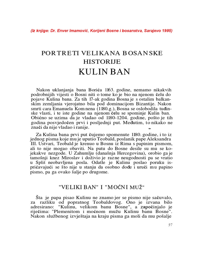 Kulin Ban | PDF
