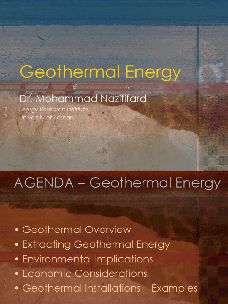 Geothermal Energy | PDF | Geothermal Energy | Renewable Energy