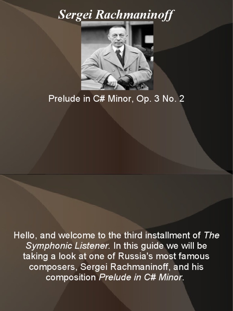 Listening Guide Rachmaninoff | PDF | Classical Compositions | Musical ...