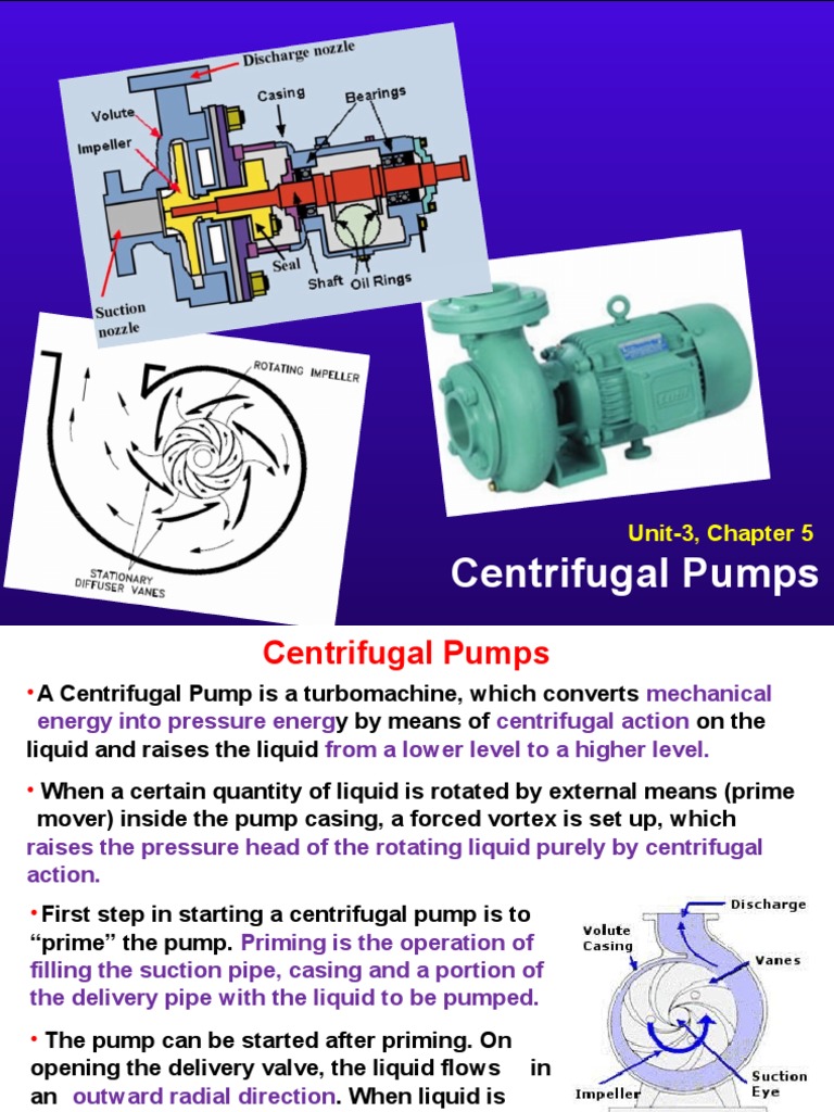 Understanding Centrifugal Pumps: Operating Principles, Components ...