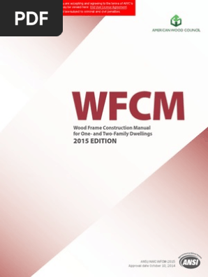 Wood Frame Construction Manual
