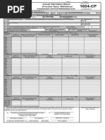 BIR Form 1601-C: Monthly Tax Remittance | PDF | Withholding Tax | Taxation