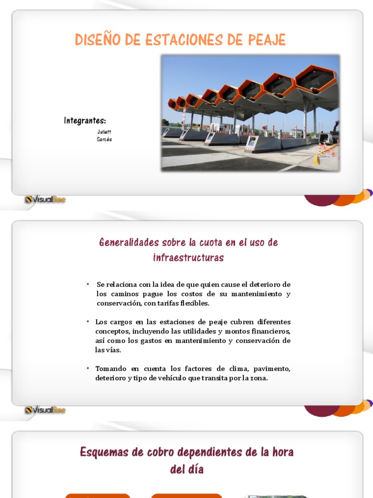 Diseño de Estaciones de Peaje | PDF | La carretera | Diseño