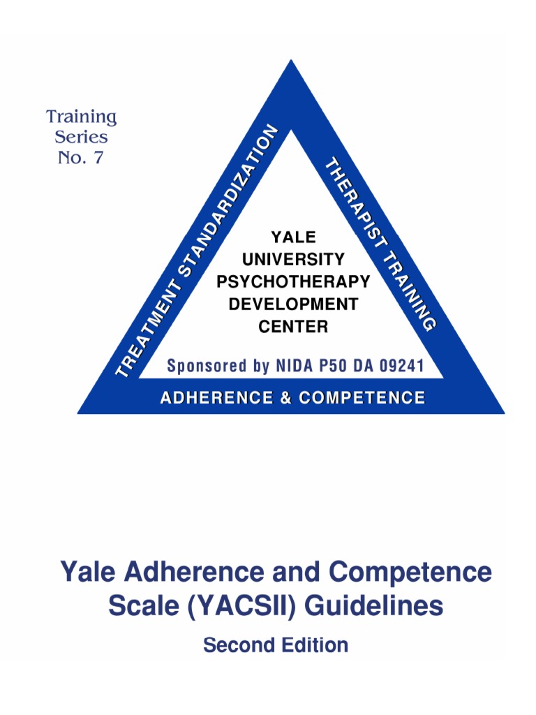 Yale Adherence and Competence Scale II Guidelines | PDF | Psychotherapy ...
