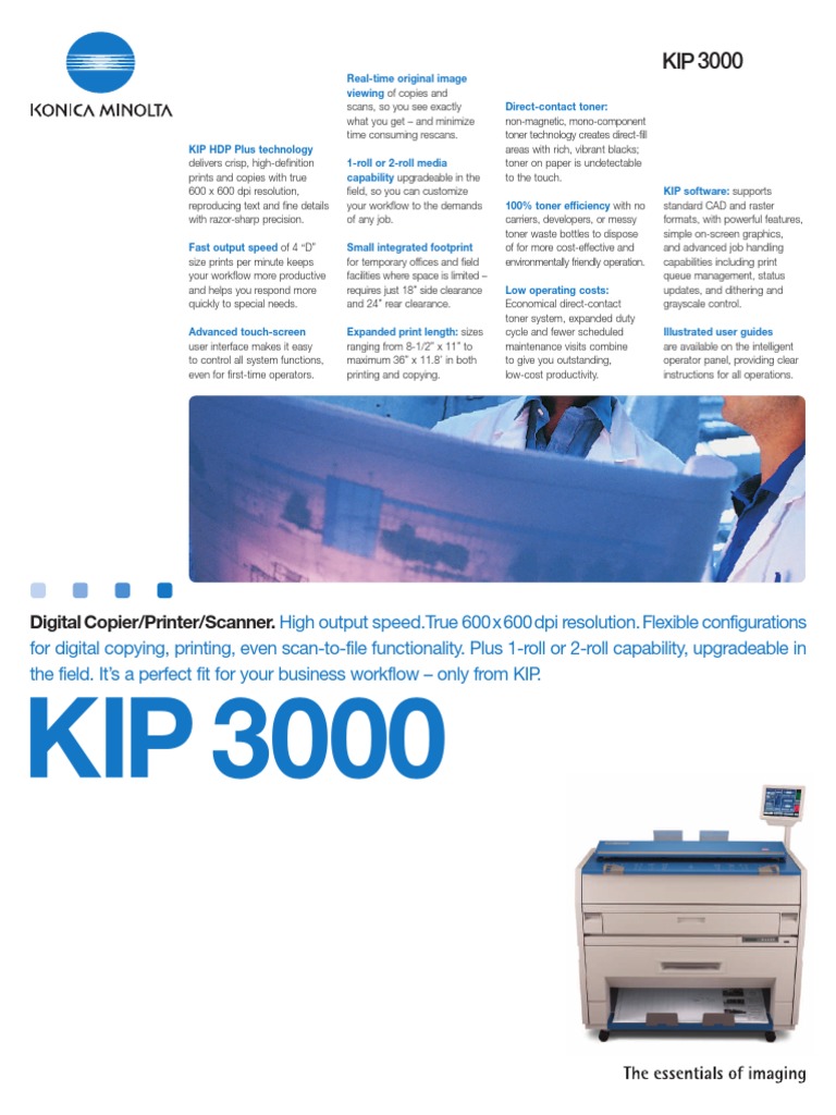 Manual en Español Kip 3000 | PDF | Image Scanner | Printer (Computing)