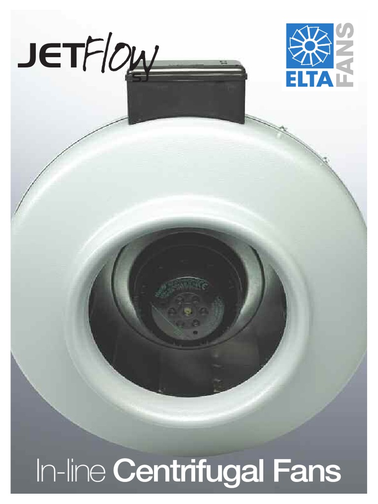 ELTA CIL Fan Jetflow - SJ | PDF | Mechanical Fan | Mechanical Engineering