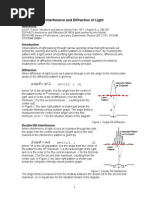 Experiment 8: Diffraction Gratings and Spectros | PDF | Diffraction ...