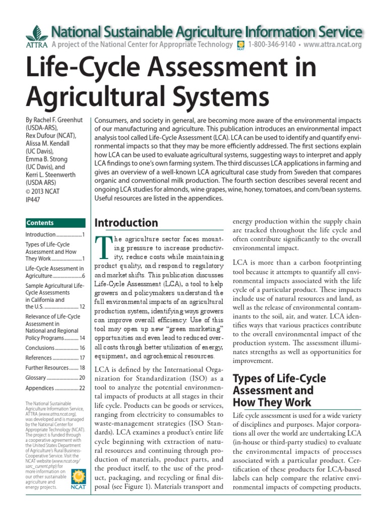 Life Cycle Assessment | PDF | Life Cycle Assessment | Compact ...
