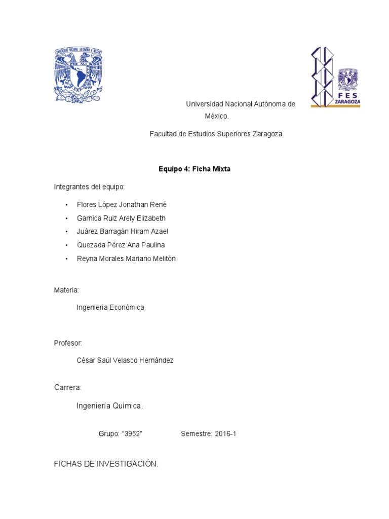 Ficha Mixta | PDF | Toma de decisiones | Cognición