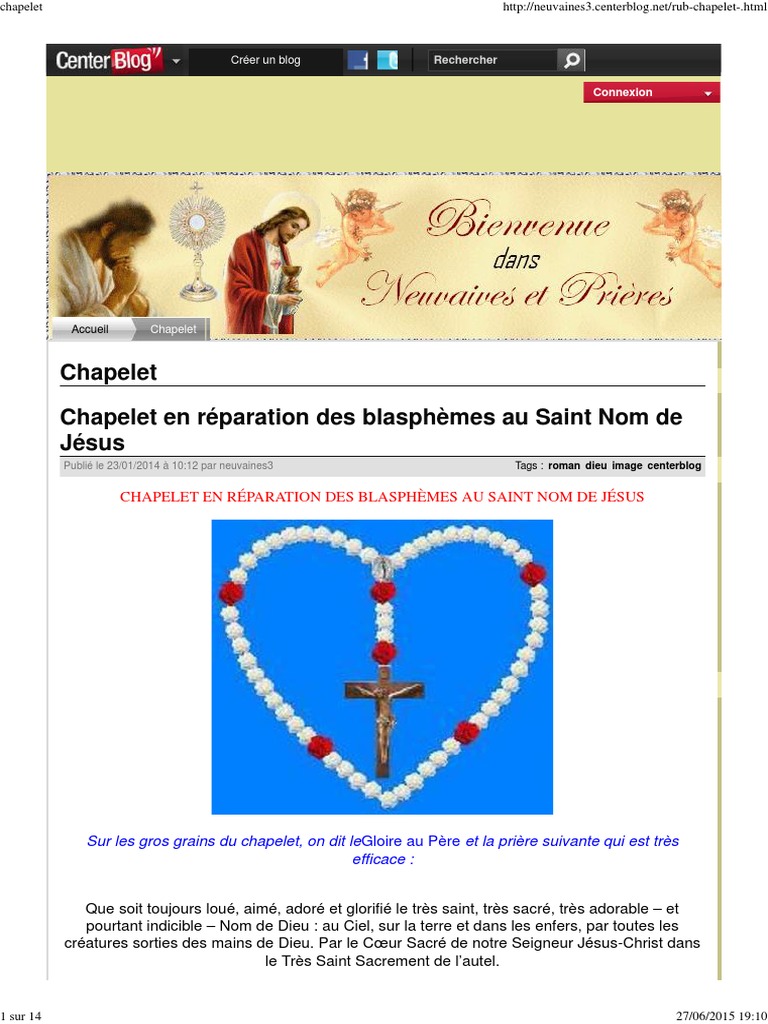 Prières de Réparation et Miséricorde | PDF | Rosaire | Saint-Esprit