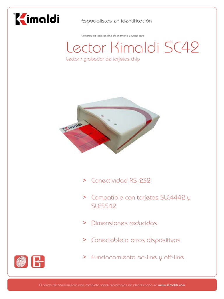 Catalogo Lector SC42 | PDF | Tarjeta electrónica | Circuito integrado