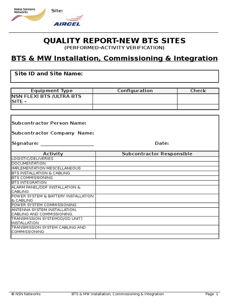Quality Checklist | Battery (Electricity) | Rectifier