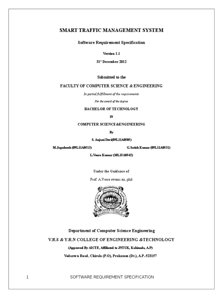 Smart Traffic Management System | PDF | Class (Computer Programming ...