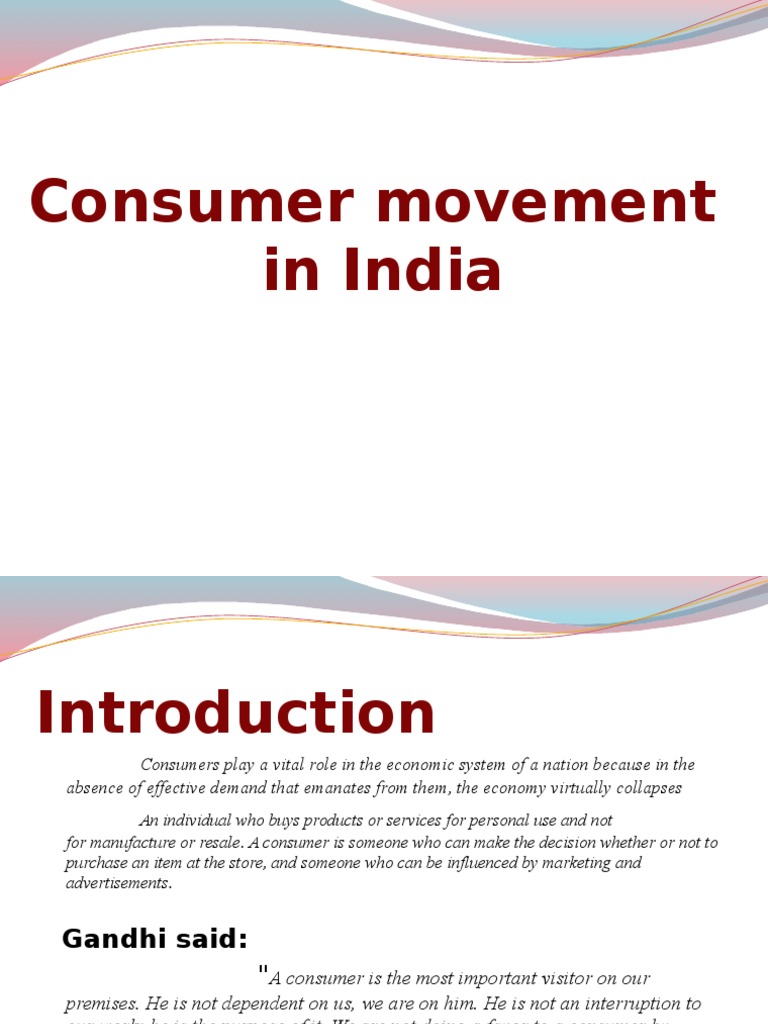 CB Consumer Movement | PDF | Consumer Protection | Marketing