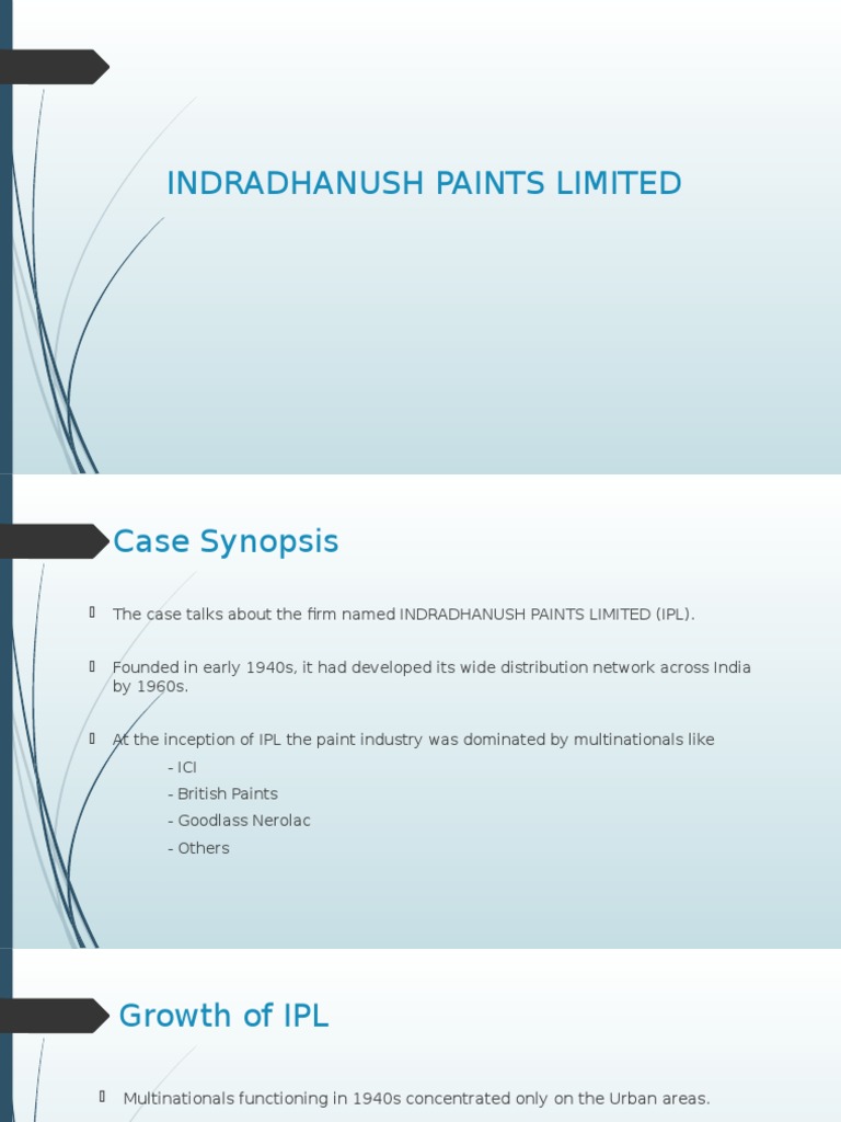 Indradhanush Paints: Rural Market Strategy | PDF | Cattle | Paint