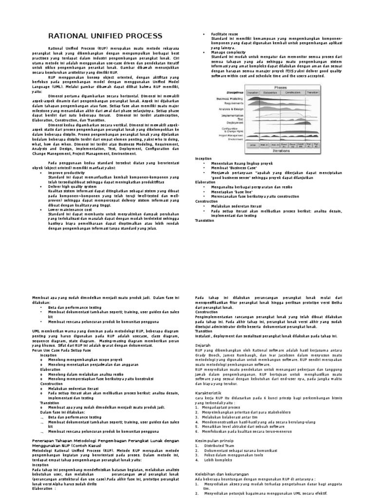 Rational Unified Process | PDF | Komputer