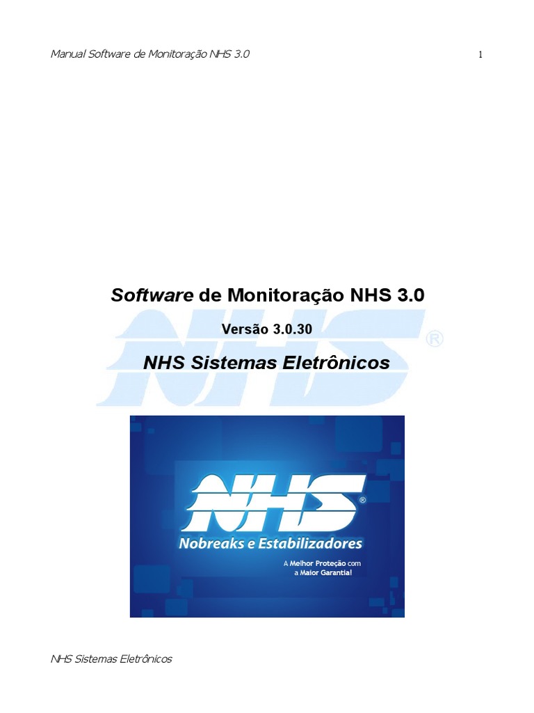 Manual Software NHS | PDF | Microsoft Windows | Servidor (informática)