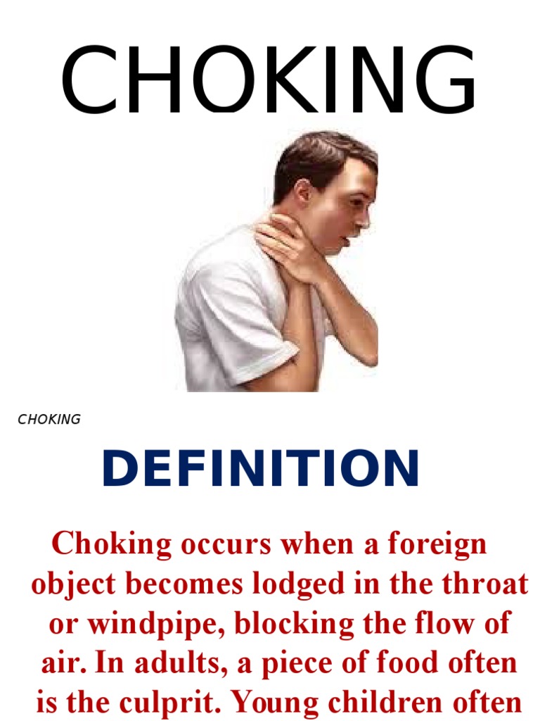 Choking/Tercekik | PDF | Respiratory Diseases | Medicine