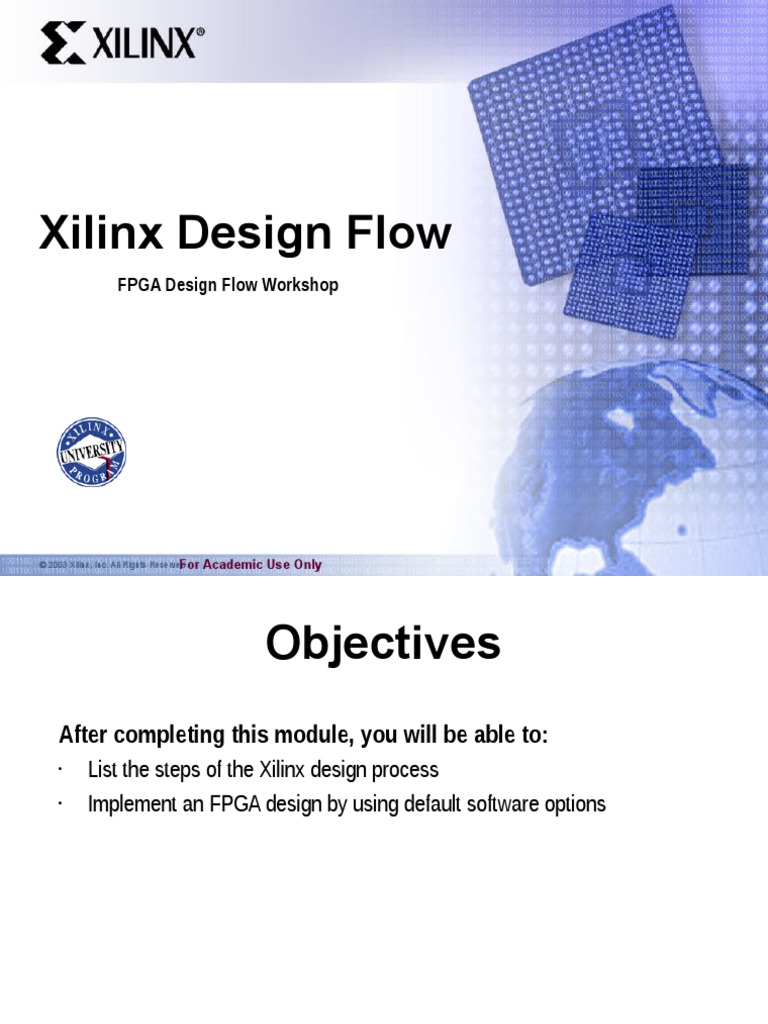 04a Xilinx Design Flow | PDF | Field Programmable Gate Array | Hardware ...