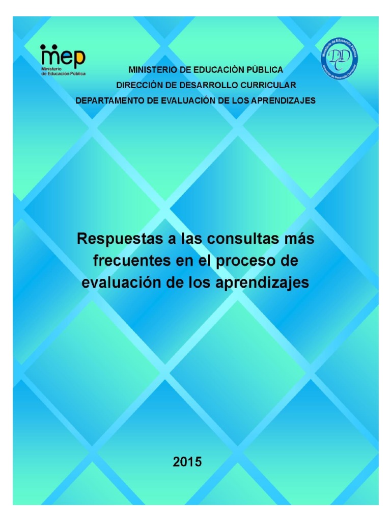 Guía de Evaluación Educativa | PDF | Evaluación | Planificación