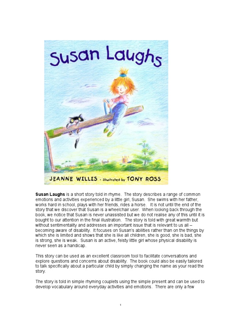 Susan Laughs Guidelines | PDF | Vocabulary | Senses