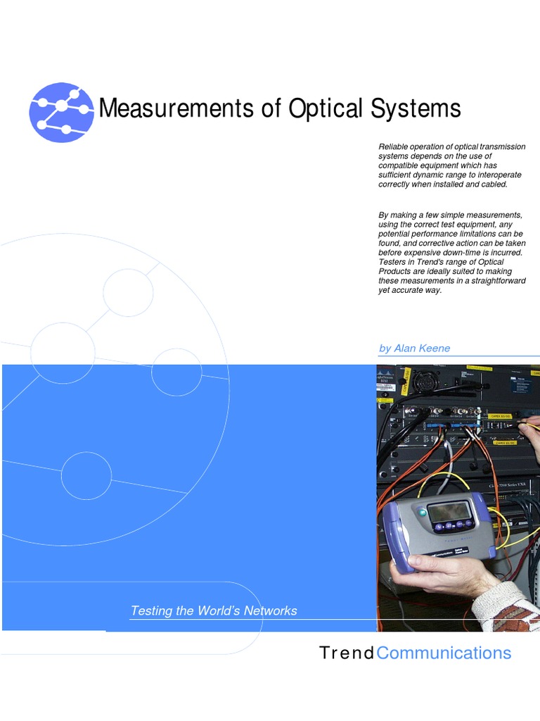 Measurements of Optical Systems: Trend | PDF | Watt | Optics