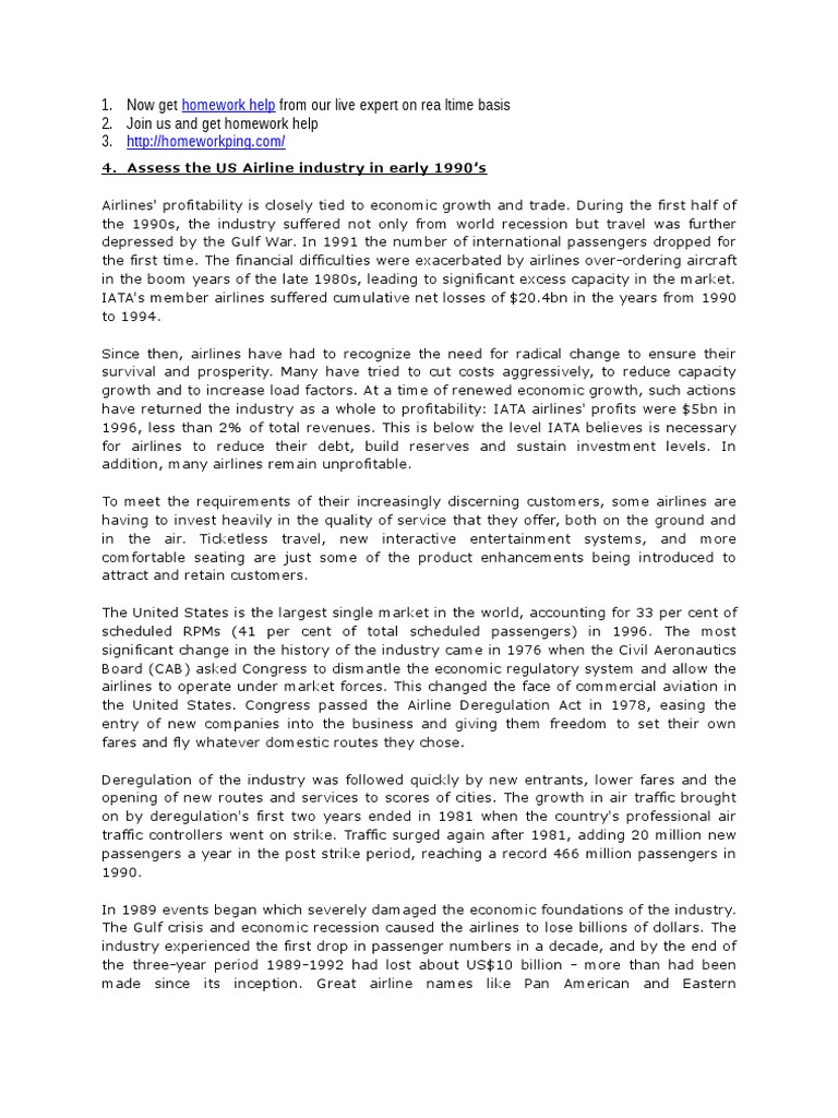 Southwest Airlines Case Study Answers | PDF | Airlines | Low Cost Carrier