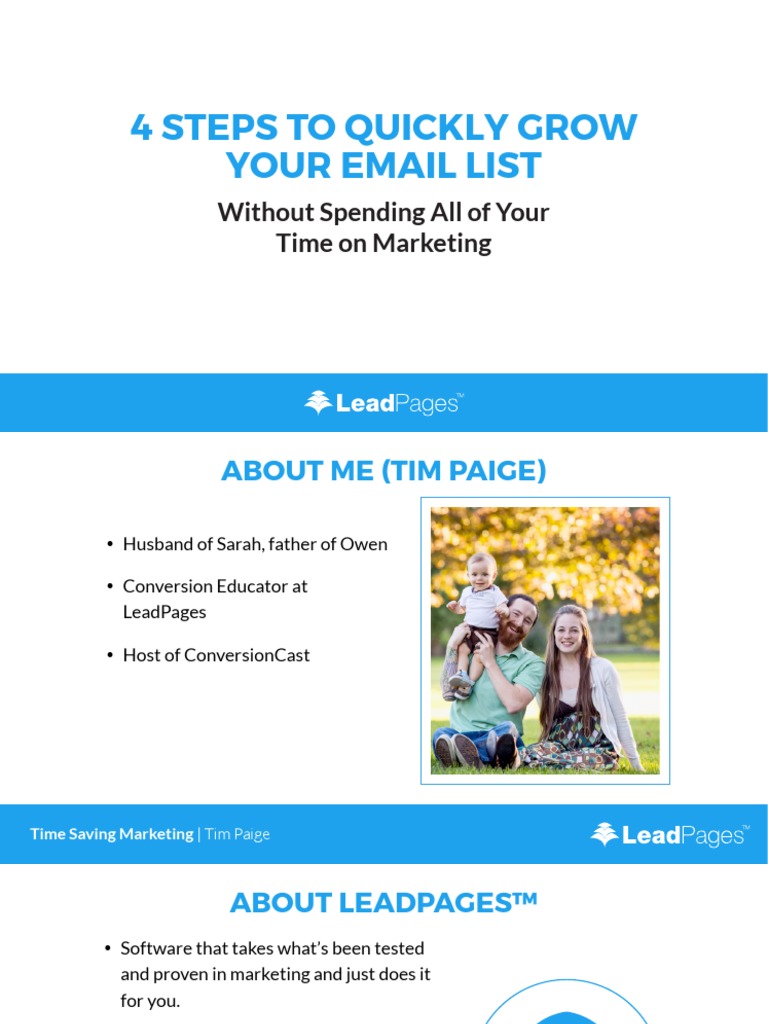 4 Step Listbuilding Worksheet | PDF | Digital Marketing | Marketing