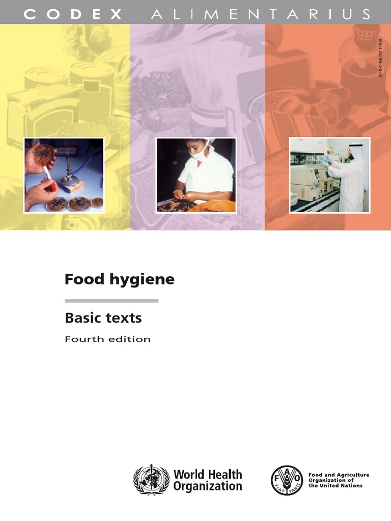Codex Alimentarius Food Hygiene | Food Safety | Hygiene