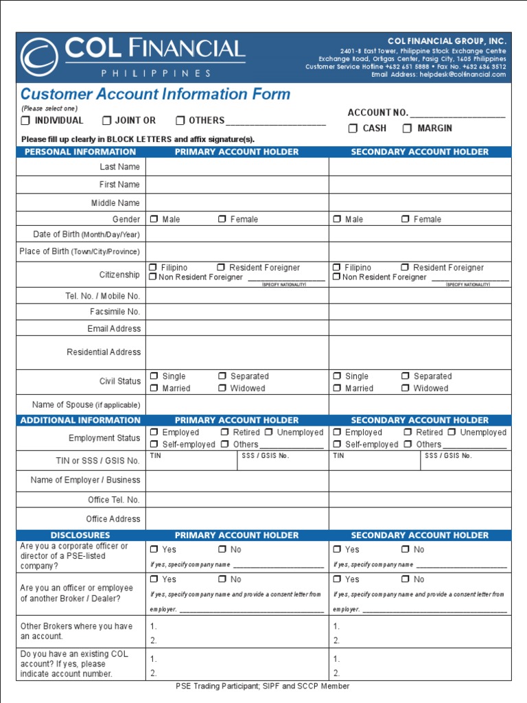 Col All Personal Forms | PDF