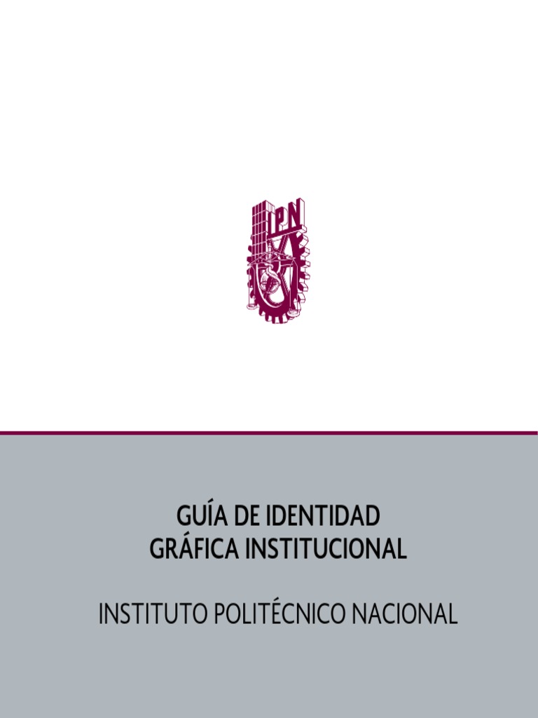 Manual 2014 IMAGEN CORPORATIVA IPN | Tipografía | Póster