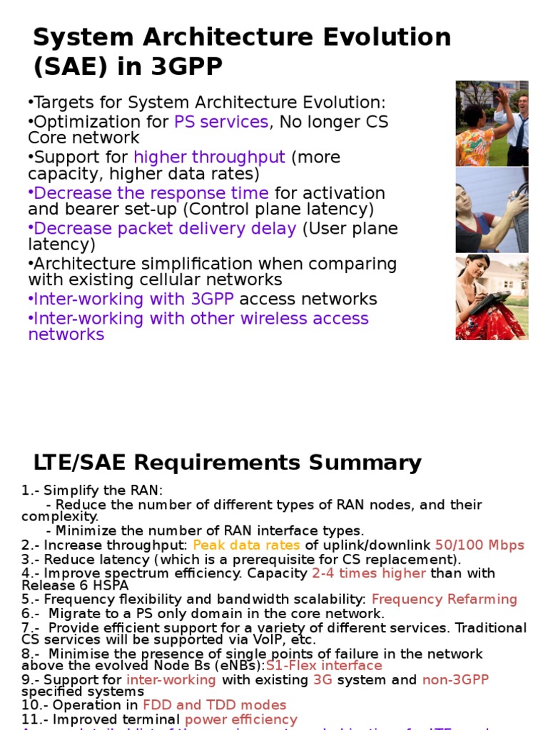 System Architecture Evolution (SAE) in 3GPP | PDF | Mimo | Data ...