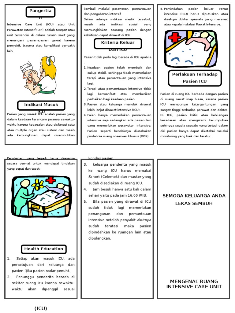 Leaflet Pengenalan ICU Logo UMSurabaya (HP) | PDF