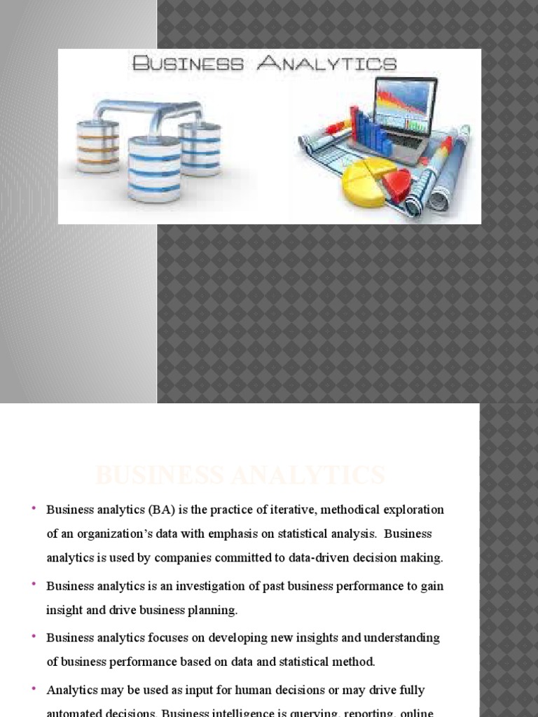 Business Analytics | PDF | Analytics | Data