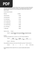 Sample System Lag Time Calculator | PDF | Volume | Pressure