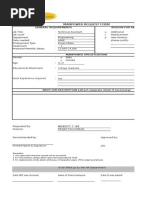 HR-MRF (Manpower Request Form) | PDF