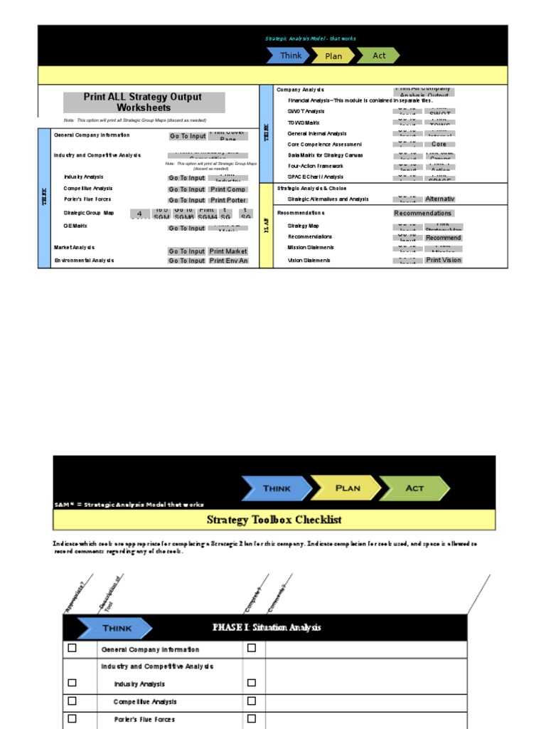 Strategy Templates | Download Free PDF | Competition | Strategic Management