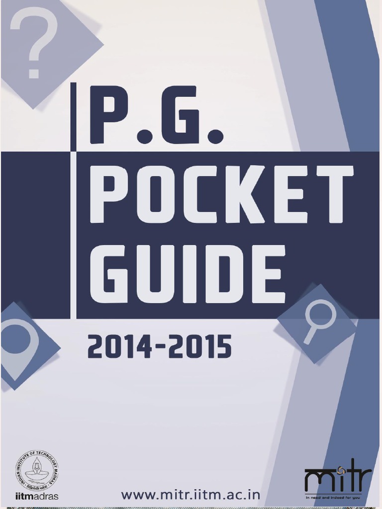PG Pocket Guide Finalized | PDF | Identity Document | Thesis