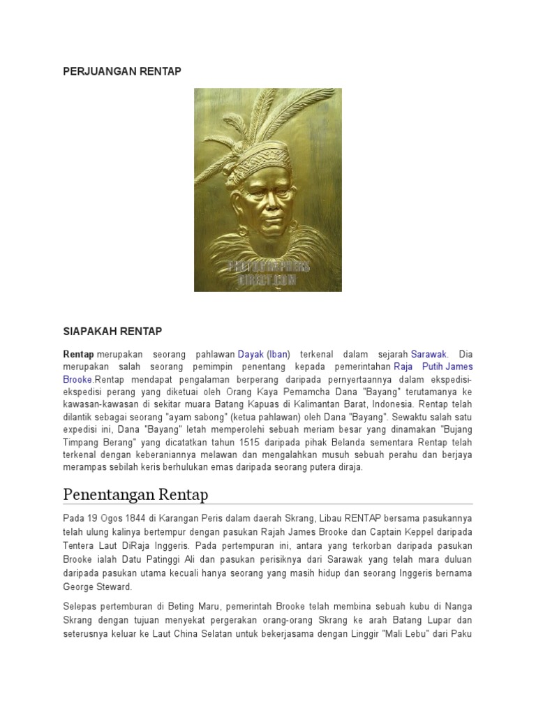 Perjuangan Rentap | PDF