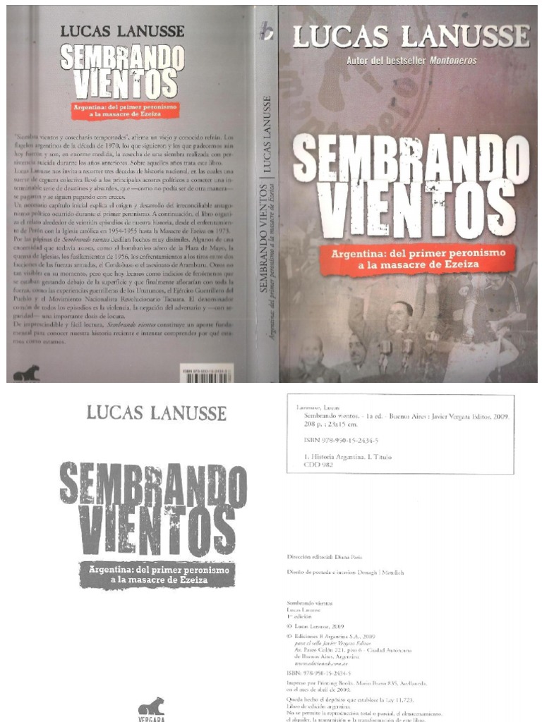 LANUSSE, Lucas (2009) Sembrando Vientos - Argentina Del Primer ...