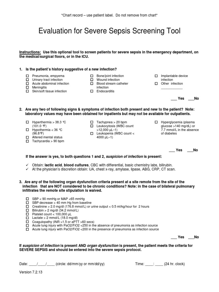 Screening Tool | PDF
