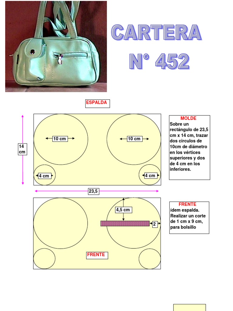 molde cartera c452 - Mil Moldes | Ocio | Naturaleza
