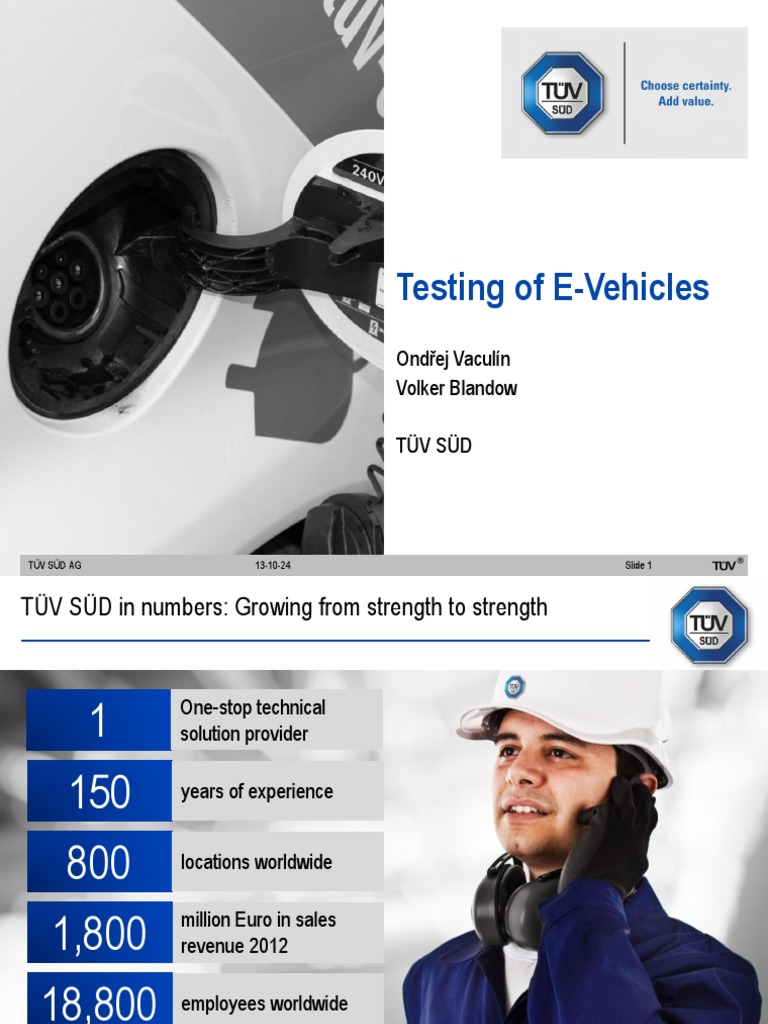 TUV - SUD - Testing of E-Vehicles FINAL | PDF | Energy Storage ...