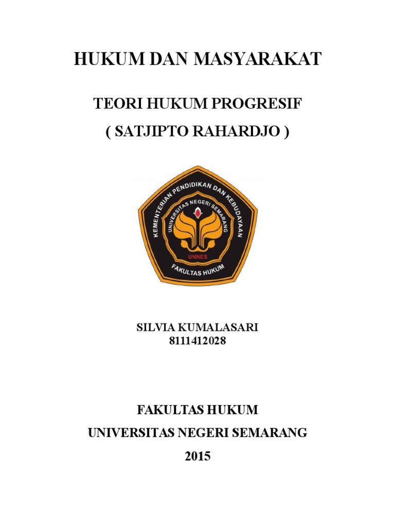 Hukum Progresif (Hukum Dan Masyarakat) | PDF