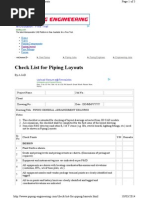Checklist For Piping GA Drawing | PDF | Mechanical Engineering ...